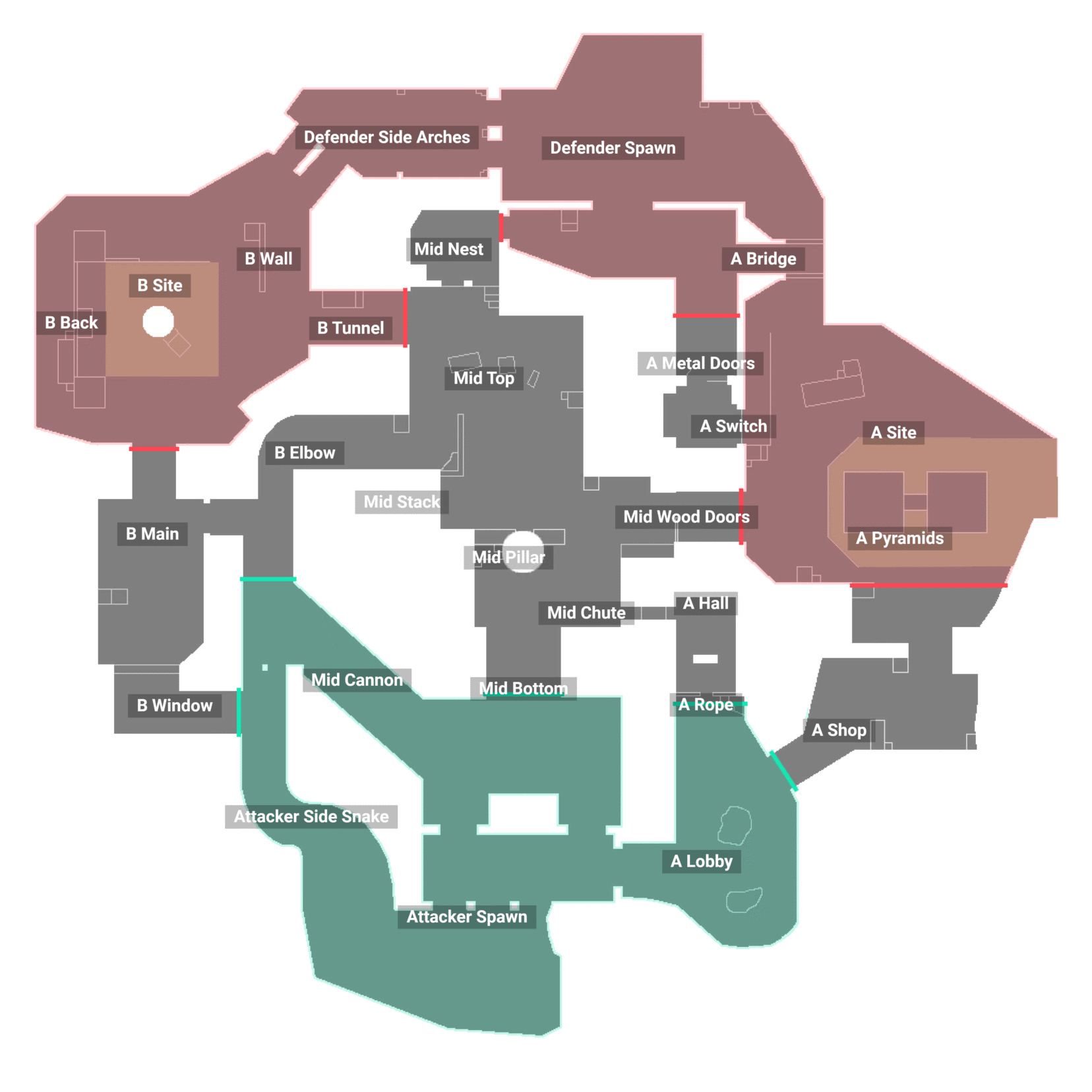 Breeze - VALORANT Map Guide, Callouts & Strategies | VALORANT Hub